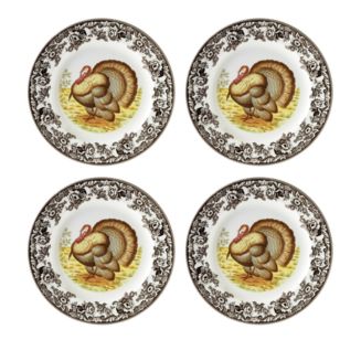 Spode Woodland Turkey Salad Plate, Set of 4 | Bloomingdale's
