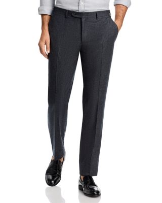 Click here for Canali Capri Wool Flannel Slim Fit Trousers prices