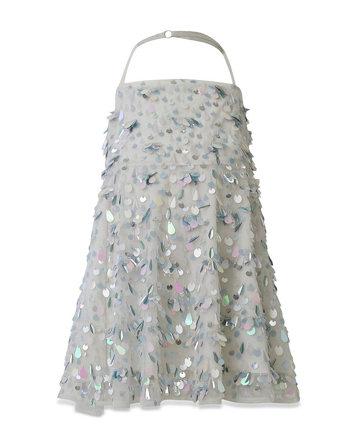 Bardot Junior Girls' Etta Sequined Mini Halter Dress - Little Kid, Big ...