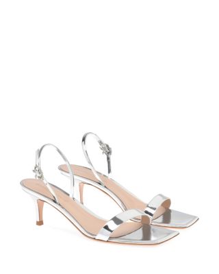Click here for Gianvito Rossi Womens Ribbon Kitten Sandals prices
