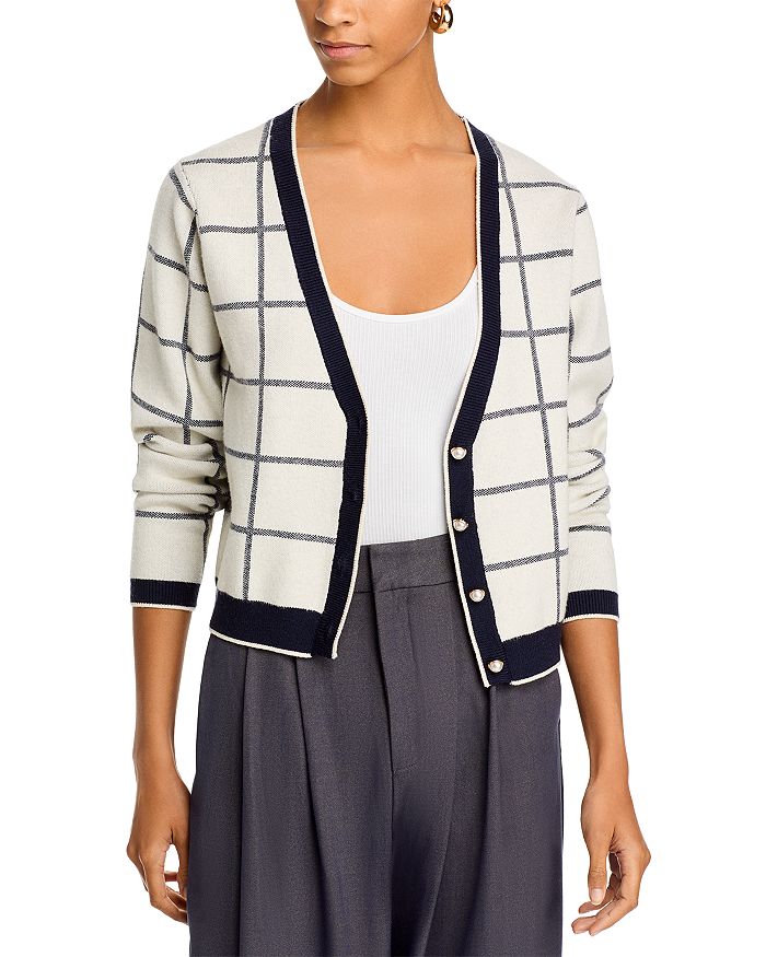 FRENCH CONNECTION Check Cardigan | Bloomingdale's