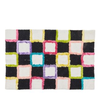 MacKenzie-Childs Check Multi Color Bath Rug | Bloomingdale's