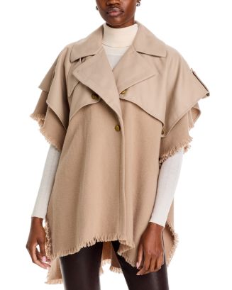 rag & bone Trench Wool Poncho | Bloomingdale's Jewelry & Accessories