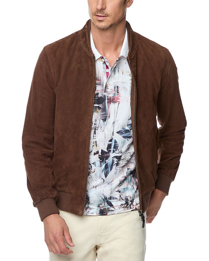 Robert Graham Tylen Suede Bomber Jacket | Bloomingdale's