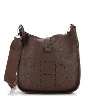 Pre-Owned HERMÈS Pre-Owned Hermes PM Evelyne Bag Gen III Clemence | Bloomingdale's