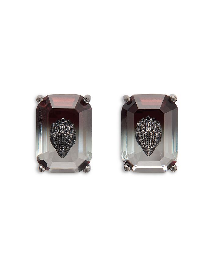 KURT GEIGER LONDON Signature Eagle Ombré Crystal Stud Earrings ...