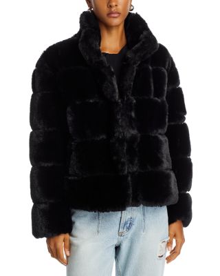 Click here for Aqua Eva Faux Fur Jacket - Exclusive prices