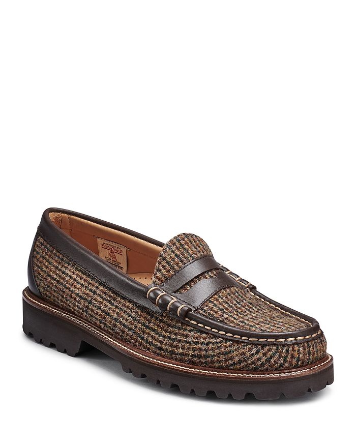 G.H.BASS G.H. BASS Men's Larson Harris Tweed Lug Loafers | Bloomingdale's