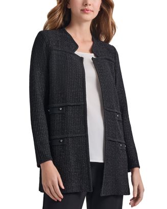 Misook Metallic Knit Jacket | Bloomingdale's
