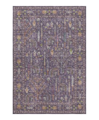 Dalyn Hatay Washable HY5 8x10 Area Rug - Eggplant