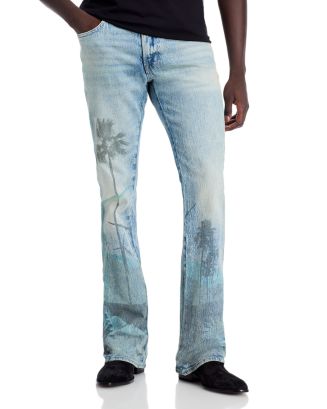 Hudson Walker Kick Flare Bootcut Jeans in Spring Break Blue ...