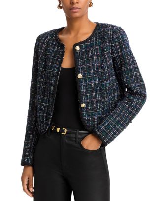 AQUA Tweed Blazer - Exclusive | Bloomingdale's