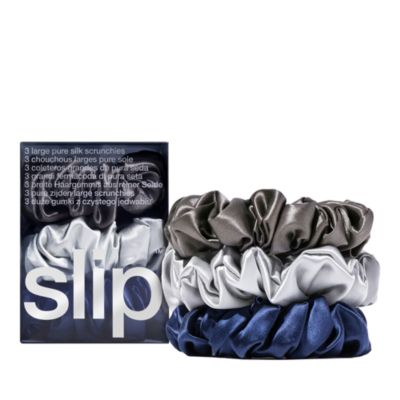 Click here for slip Pure Silk Large Scrunchies  Set of 3 prices