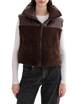 Click here for Lamarque Melicia Reversible Faux Leather & Fleece... prices