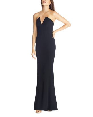 Dress the Population Fernanda V Wire Bodycon Gown | Bloomingdale's