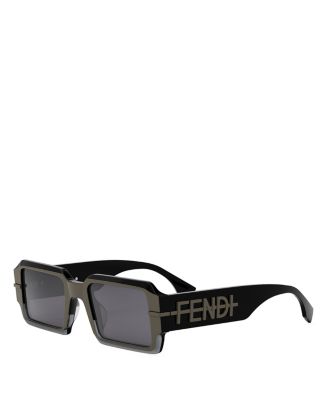 Fendi Fendigraphy Geometric Sunglasses, 52mm | Bloomingdale's