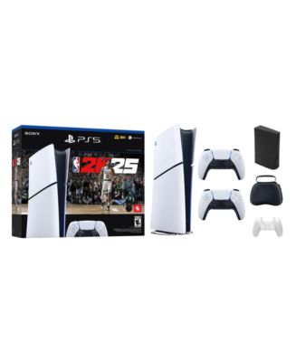 SONY PlayStation 5 Slim Console Digital Edition NBA 2K25 Bundle with ...
