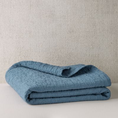 Hudson Park Collection Textured Italian Matelasse Coverlet  Full/Queen - Exclusive