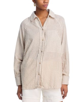Vintage Havana Mixed Striped Media Shirt | Bloomingdale's Women