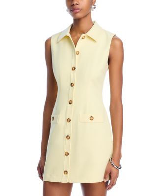 Click here for French Connection Azra Button Front Dress prices