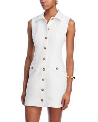 Click here for French Connection Azra Button Front Dress prices