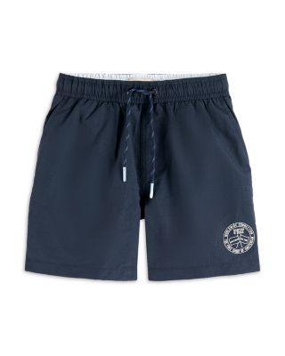 Click here for Scotch & Soda Boys Mid Length Logo Swim Shorts - L... prices