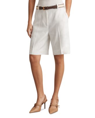 REISS Devon Belted Bermuda Shorts | Bloomingdale's