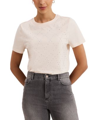 Phase Eight Jada Stud Tee | Bloomingdale's Women