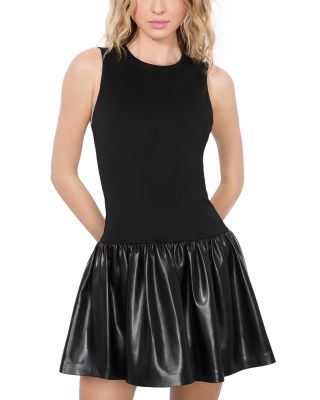 Click here for Alice and Olivia Ella Combo Sleeveless Dress prices