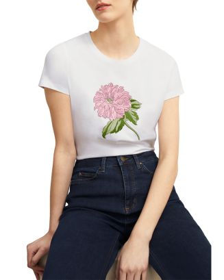 HOBBS LONDON Pixie Embroidered Tee | Bloomingdale's