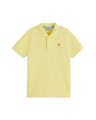 Click here for Scotch & Soda Boys Garment Dyed Pique Polo - Littl... prices