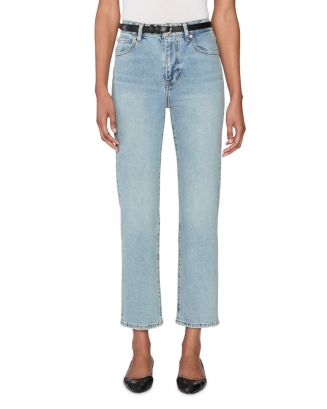 FRAME The Ruler Crop Jeans in Dolly | Bloomingdale's