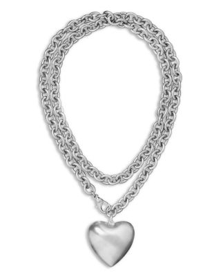 Click here for Roxanne Assoulin Puffy Heart Pendant Necklace  34 prices