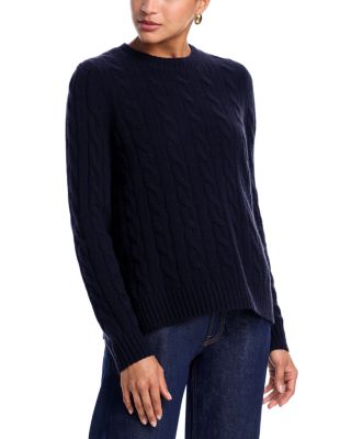 Click here for C by Bloomingdales Cashmere Cable Knit Crewneck Sw... prices