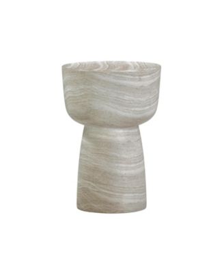 Click here for Tov Furniture Charra Marble Indoor/Outdoor Side Ta... prices