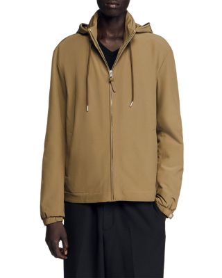 Click here for Sandro Zip Hooded Jacket prices