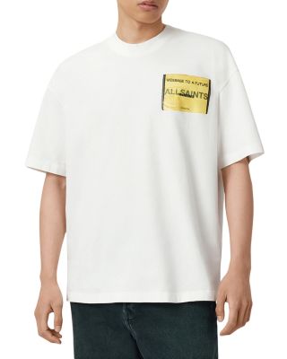 Click here for Allsaints Oversized Violation Logo Graphic Tee prices