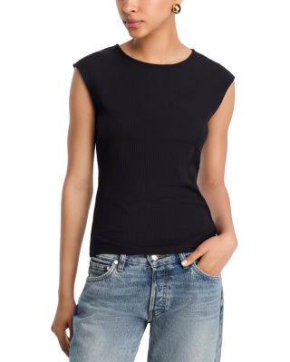 Click here for Aqua Ribbed Top - Exclusive prices