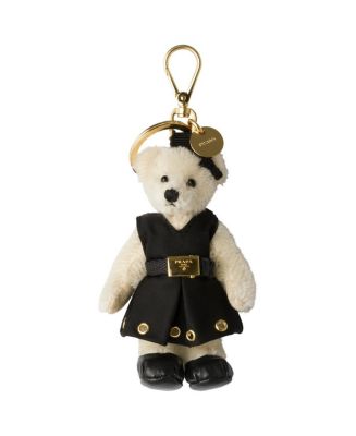 Prada Teddy Bag Charm with Metal Ring | Bloomingdale's