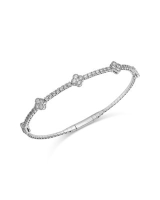 Click here for Bloomingdales Fine Collection Diamond Clover Flexi... prices