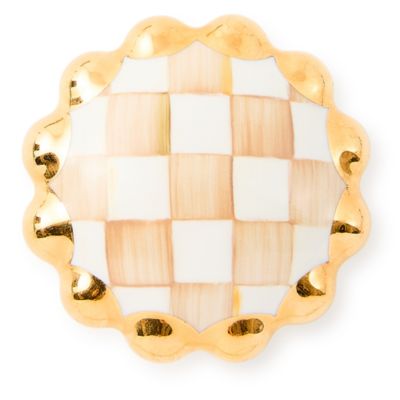 Click here for MacKenzie-Childs Mocha Check Round Knob prices