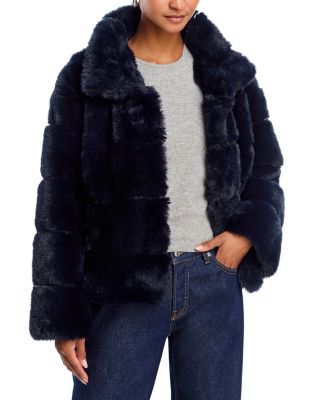 Click here for Aqua Eva Faux Fur Jacket - Exclusive prices