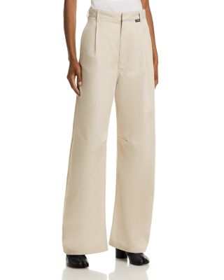Click here for MM6 Maison Margiela Cotton Twill Wide Pants prices
