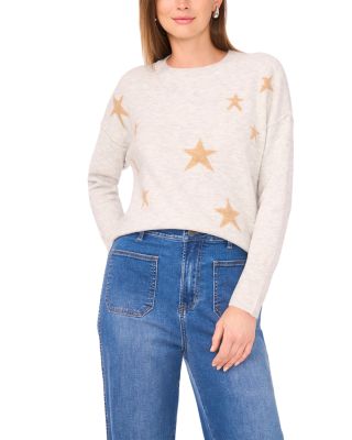 Vince Camuto Star Crewneck Sweater