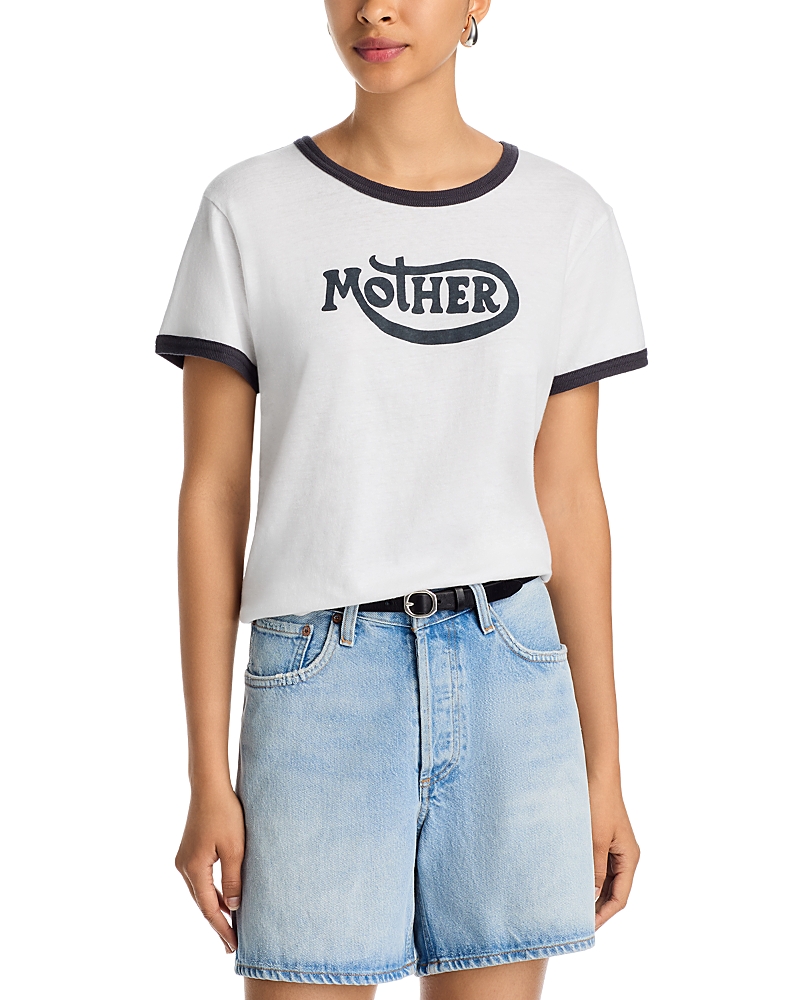 Click here for Mother The Lil Goodie Ringer Runner Tee prices