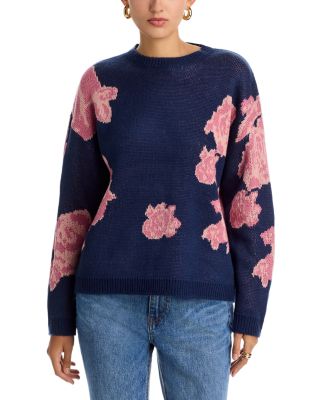 Click here for Koko + Mason Floral Print Sweater prices