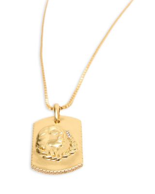 Click here for Maje Zodiac Dog Tag Pendant Necklace  26.5 prices