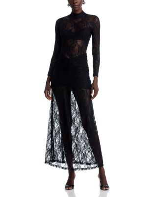 Click here for Nightcap Drop Waist Lace Maxi Dress prices