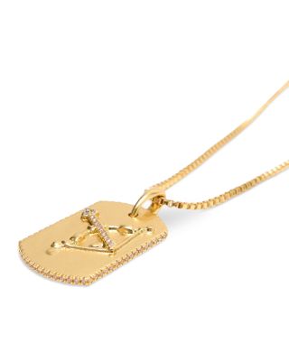 Click here for Maje Zodiac Dog Tag Pendant Necklace  26.5 prices