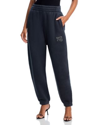 Click here for alexanderwang. t Embellished Logo Sweatpants prices